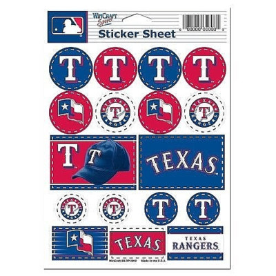 Texas Rangers Vinyl Die-Cut Sticker Set / Decal Sheet *Free Shipping | eBay