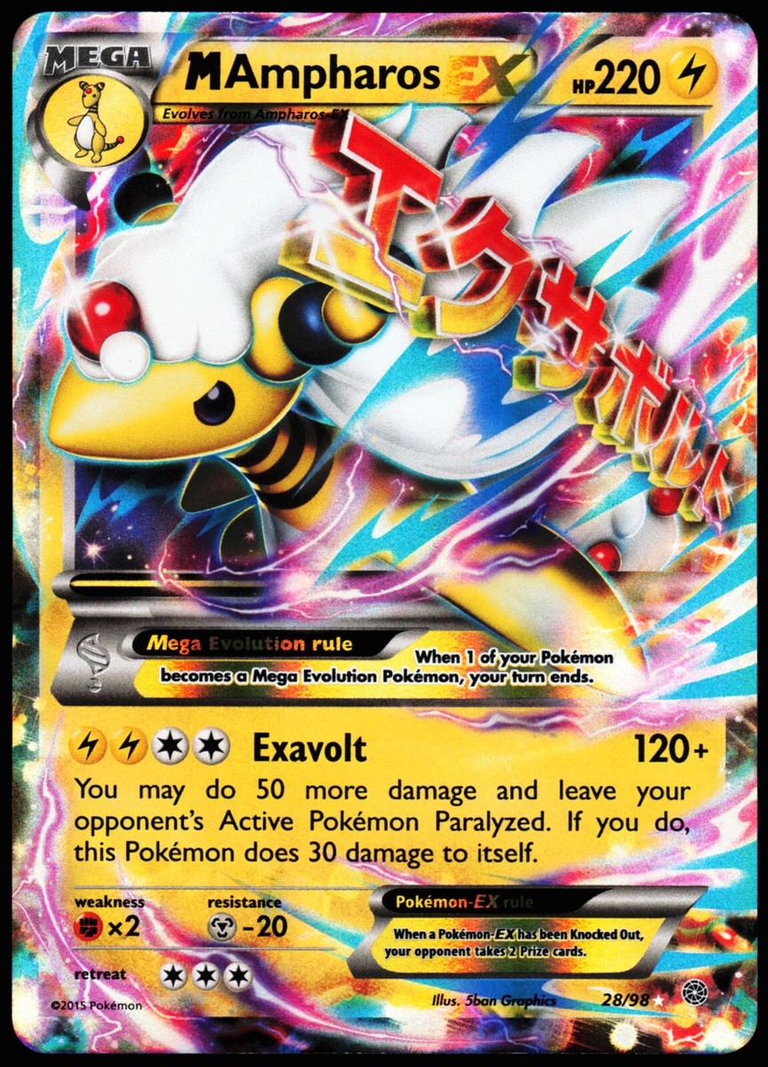 Ampharos Mega Evolution Card
