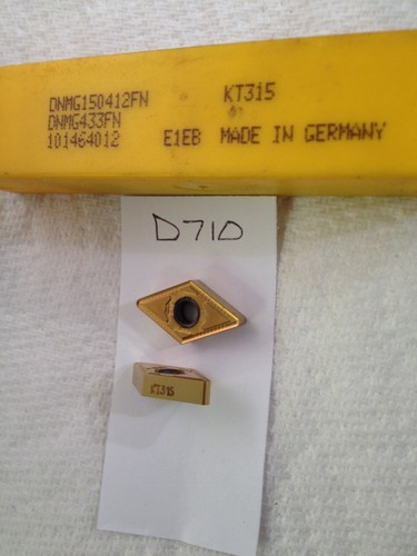 10 NEW KENNAMETAL DNMG 433FN CERMET INSERTS 15 04 12FN. GR: KT315 ...