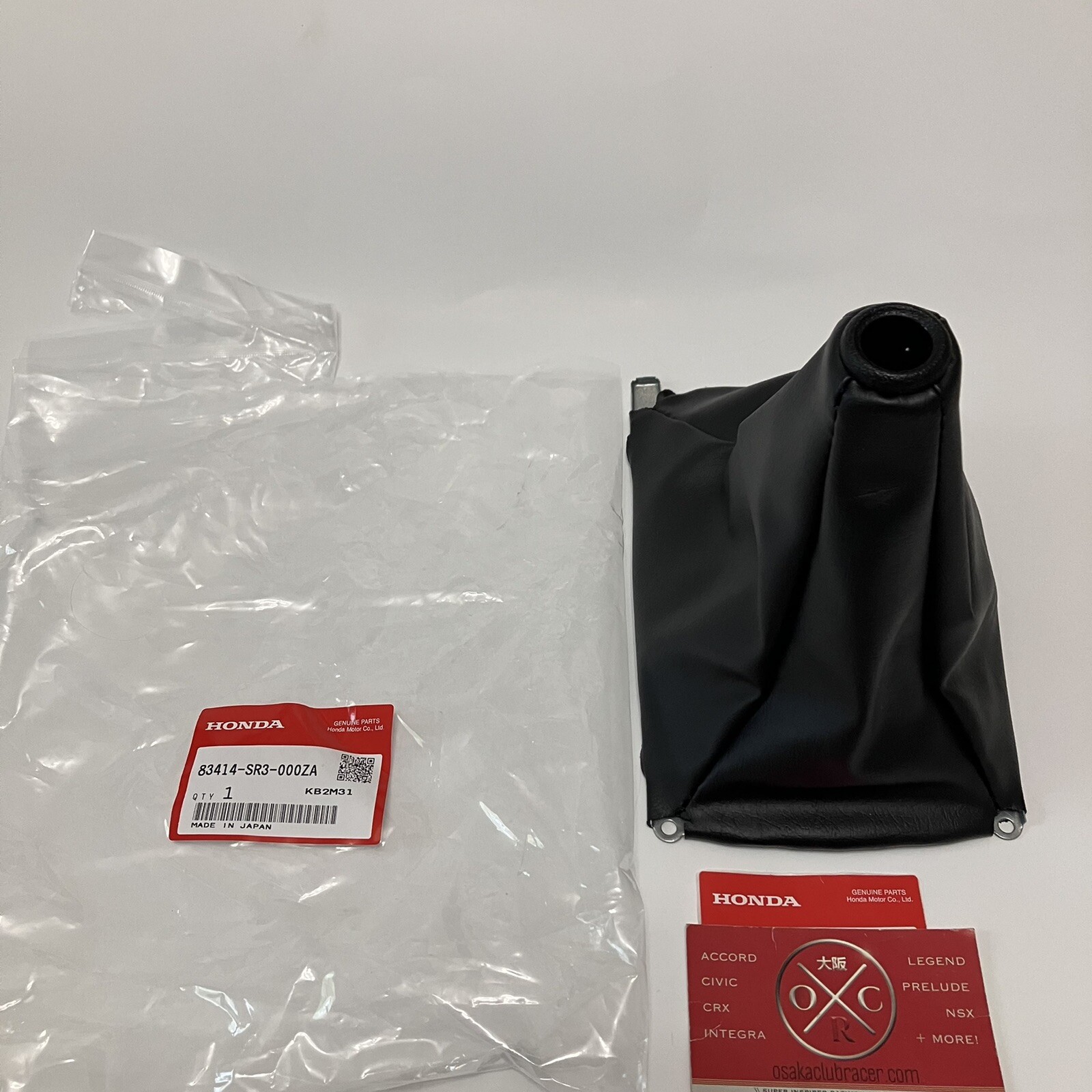 Genuine OEM 94-01 Acura Integra Shift Boot Black JDM Honda USDM DC2 GS ...