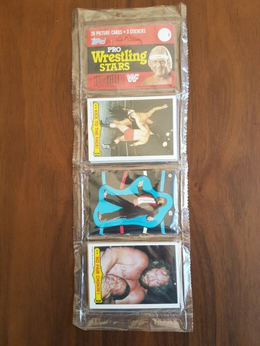 Rare 1985 Topps WWF WWE Wrestling Card Wack Pack Unopened - Hulk Hogan ...