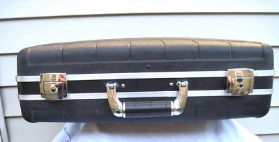 Franzen Black Hard Shell Instrument Gun Case Heavy Duty XL with Foam ...