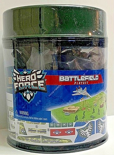 NEW Hero Force Battlefield Playset 72 Pieces Decal Sheet Sealed War ...