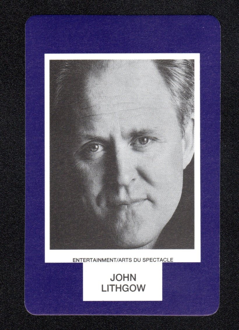 John Lithgow Actor 1993 Face To Face Game Card Canadian Issue | eBay
