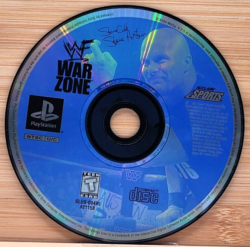 WWF WAR ZONE PS1 GAME DISC ONLY PLAYSTATION WWF WWE | eBay