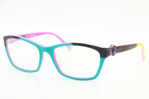 NEW COCO SONG RIGHT FEELING COL.3 CV133 BLUE EYEGLASSES AUTHENTIC FRAME ...