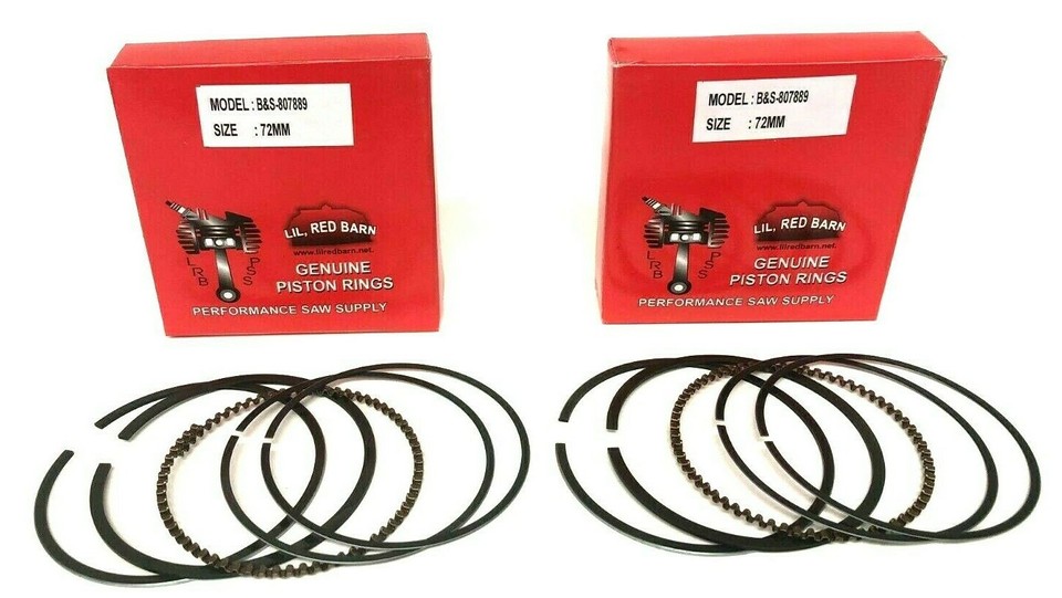 2 843793 PISTON RING SETS GASKET SET VALVES FIT BRIGGS & STRATTON ...