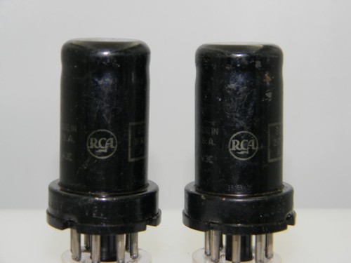Pair RCA JAN CRC 12SG7 VT-209 Test NOS 4350gm & 4200gm Metal Serious ...