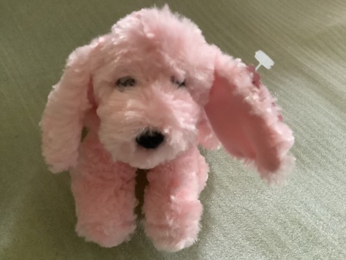 Gund Puddles Purse Puppy Dog 6” Plush Purple Poodle Soft Small Bag ...