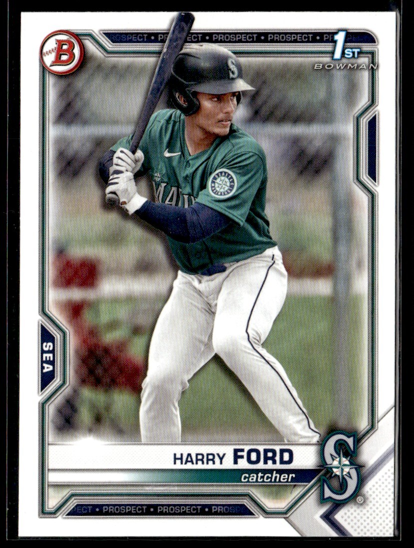 2021 Bowman Draft Harry Ford Seattle Mariners #BD-1 | eBay