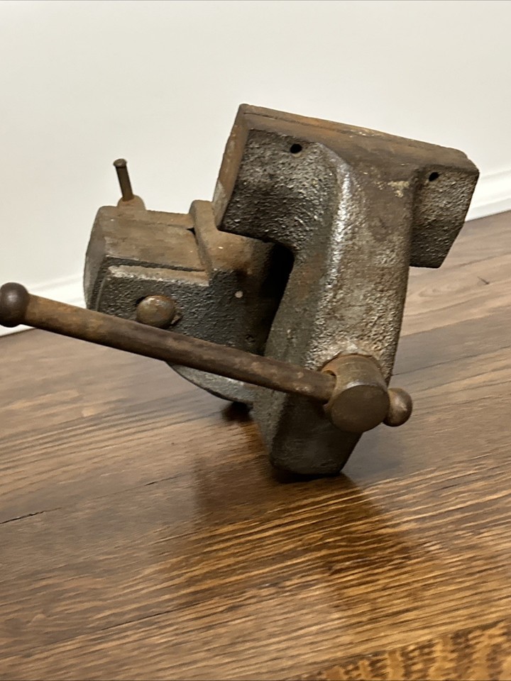Vintage Wilton 4" Tilt & Swivel Bench Mount Vise Model #121079-See Des ...