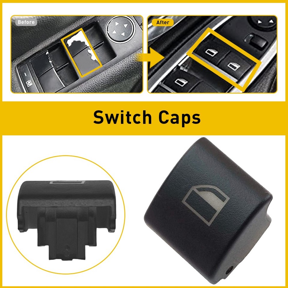 BMW E46 Window Switch Button Cap 323i 325i 330i M3 328i 323ci 325ci ...
