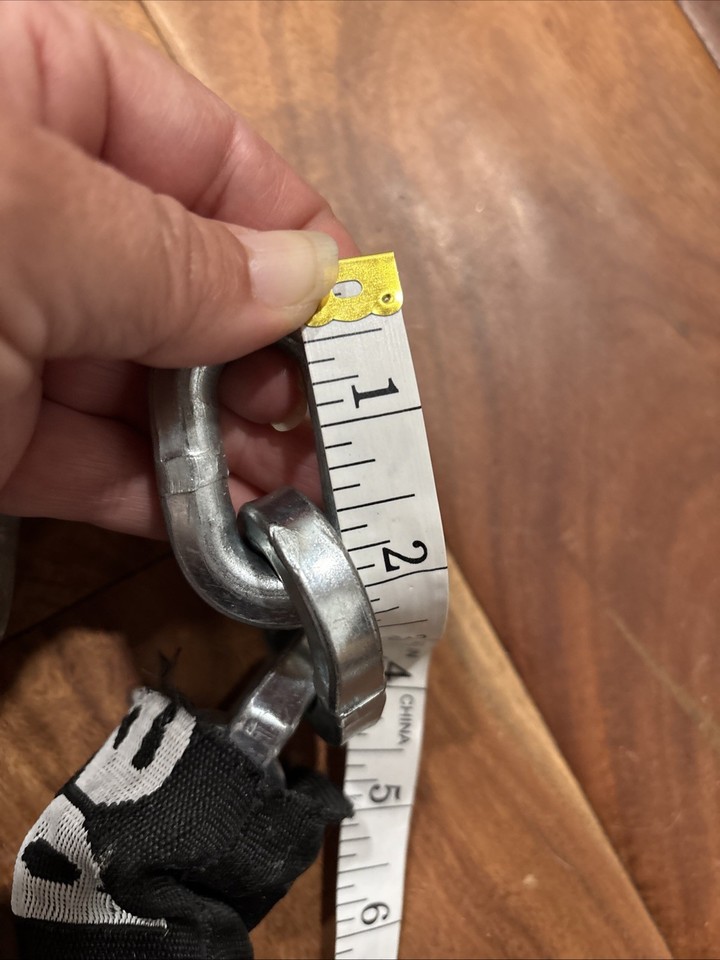 PEWAG Security Chain and Viro Lock 6 Foot Long Strongest Chain and Lock ...