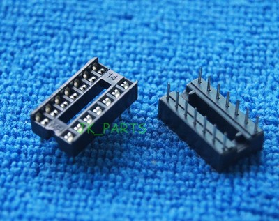 50 x New 14 pin 14pin IC Sockets Adaptor Solder Type | eBay