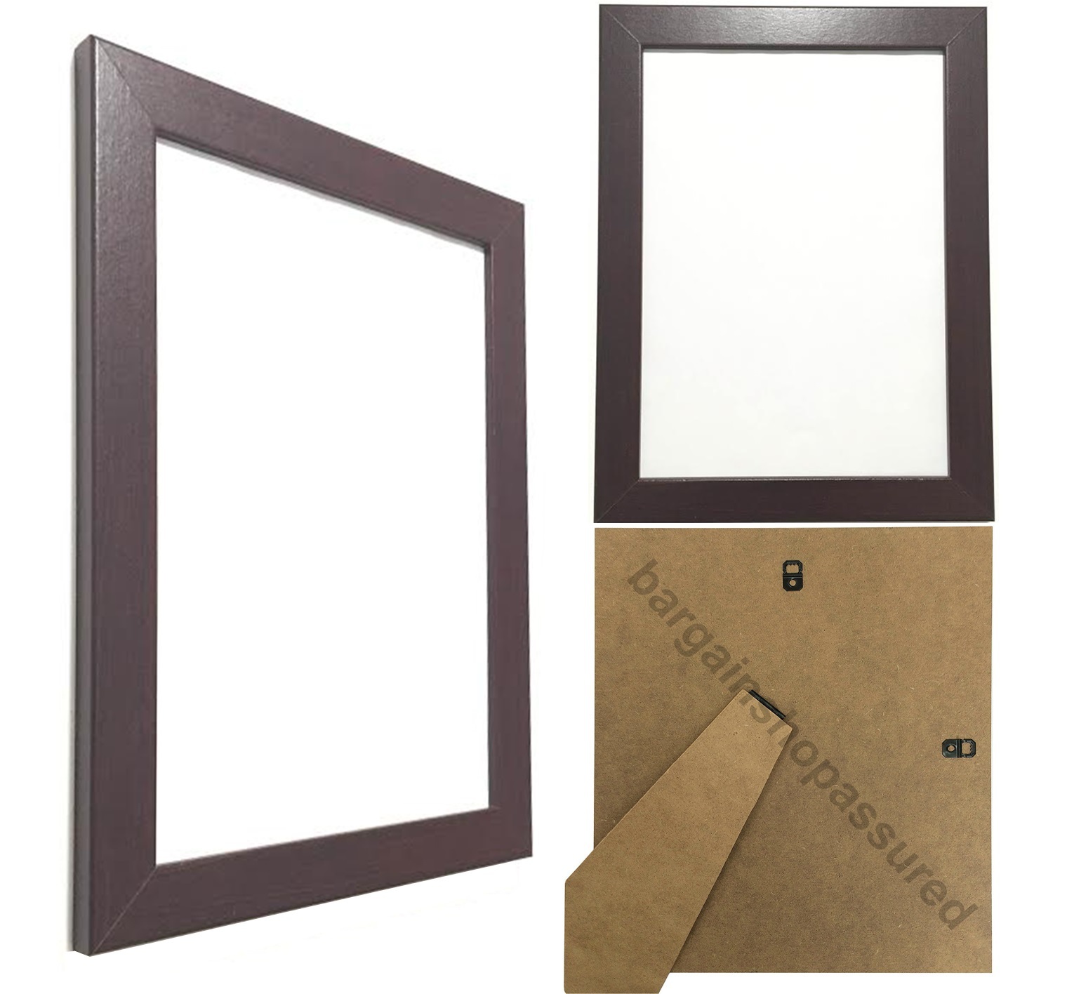 A1 A2 A3 A4 A5 BLACK Picture Frames Wood Effect White Photo Poster ...