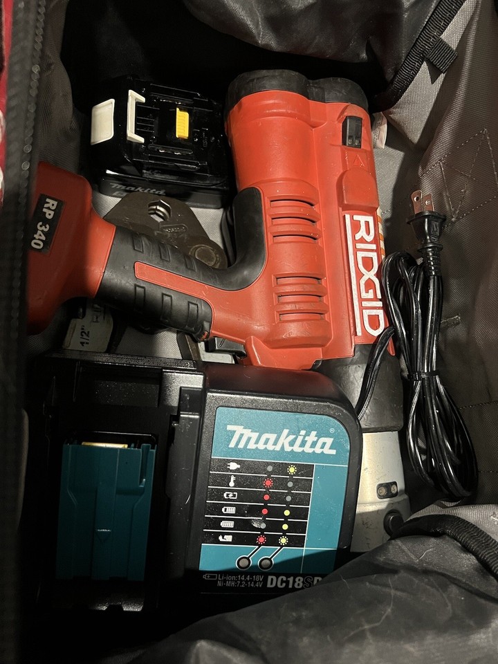 RIDGID RP340 PROPRESS PRESS PRESSING TOOL CRIMPER 1/2" TO 1"INCH | eBay