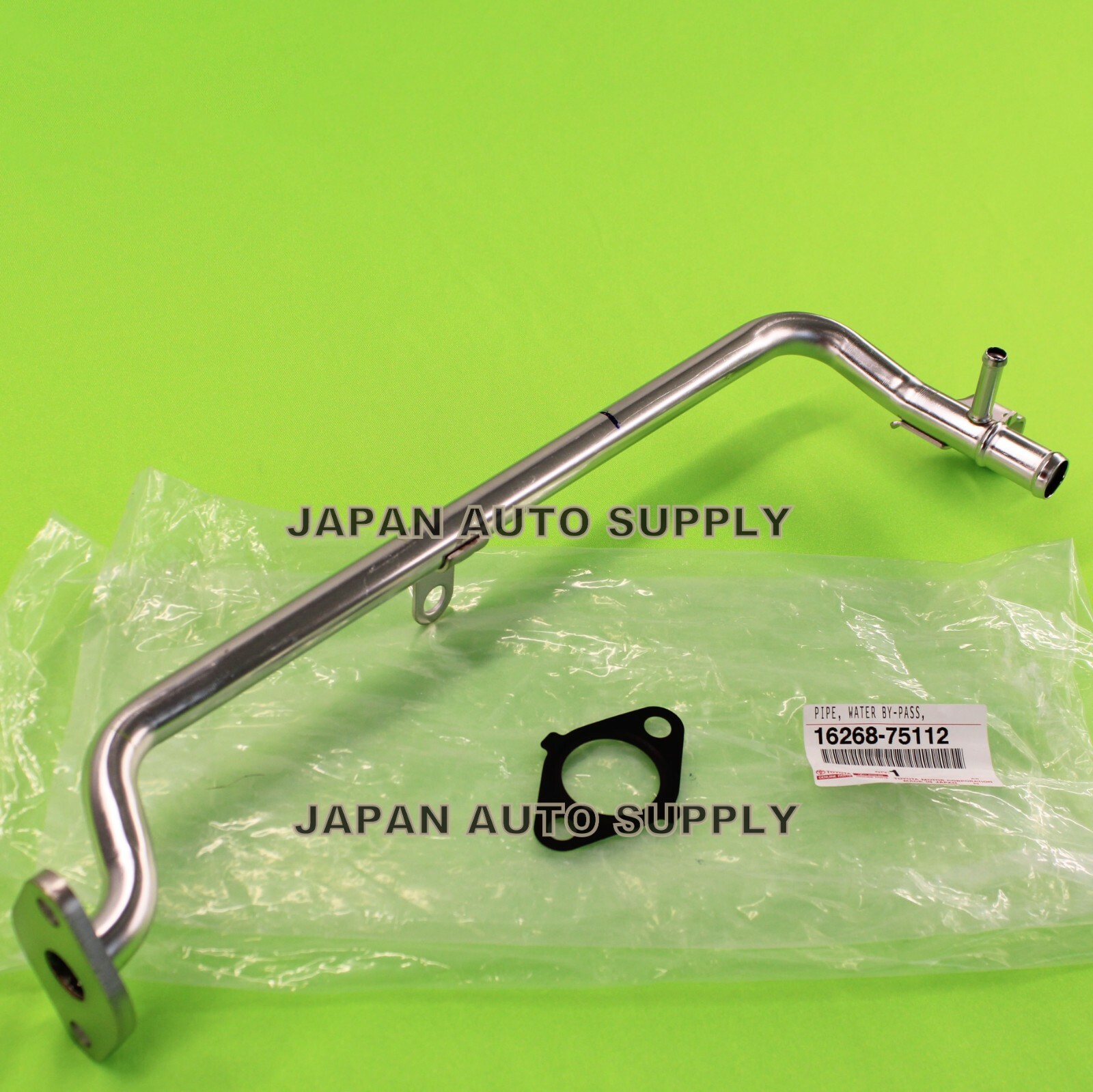 GENUINE TOYOTA 05-15 Tacoma 2.7L WATER BYPASS METAL PIPE w/ GASKET ...