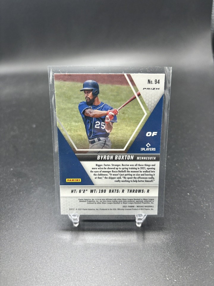 Byron Buxton 2021 Panini Mosaic Silver Prizm #94 Minnesota Twins | eBay