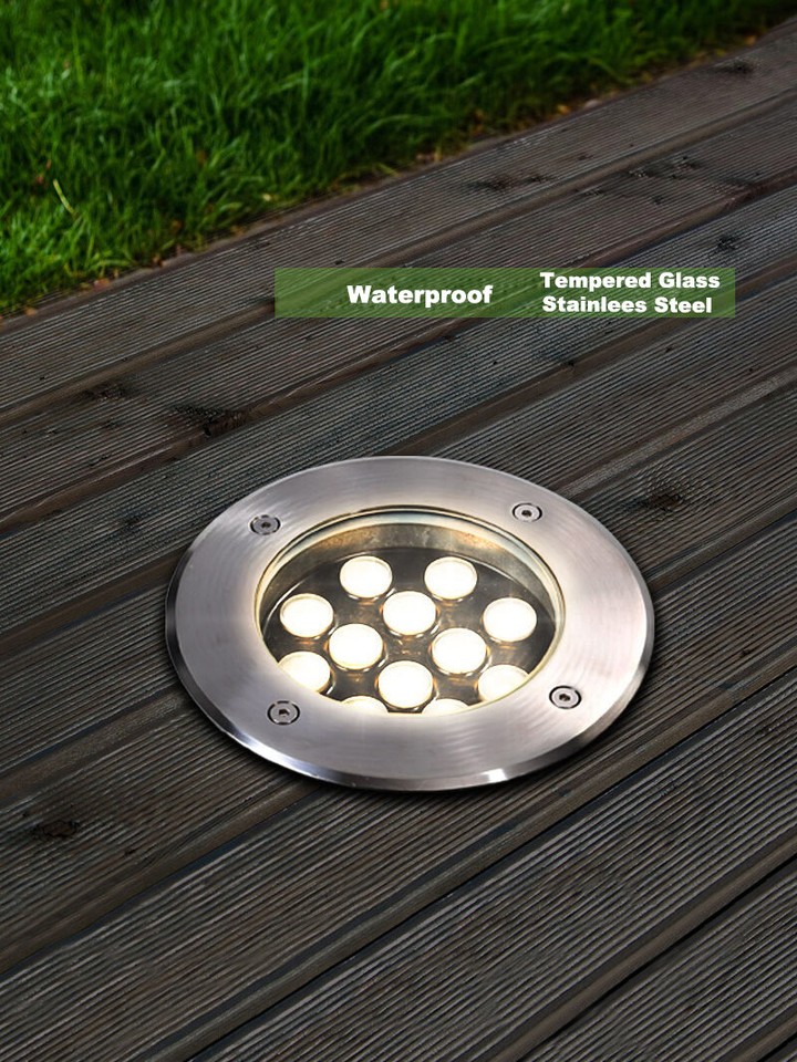 LED Outdoor Buried Light Road Underground Lamp Fixture Recessed ...