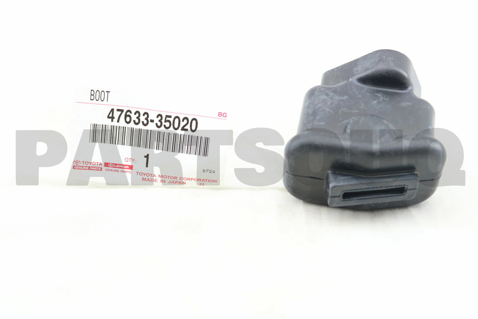 4763335020 Genuine Toyota BOOT, PARKING BRAKE BELLCRANK, RH/LH 47633 ...