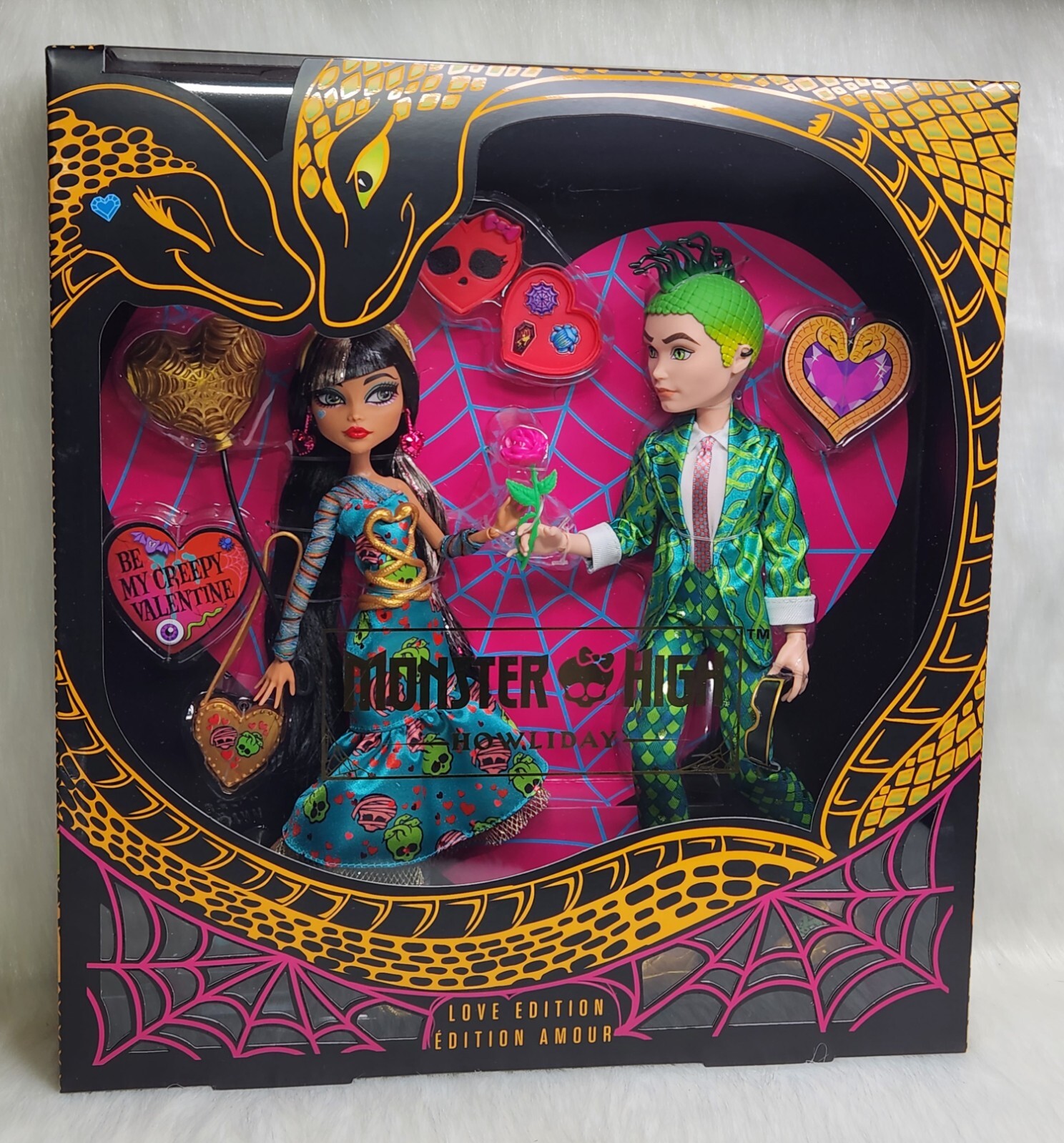 Monster High Cleo & Deuce Howliday Love Edition 2-Pack Dolls 2023 ...