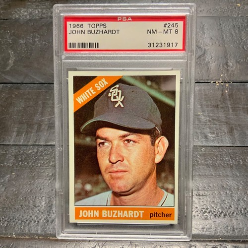 1966 Topps John Buzhardt #245 *White Sox* PSA 8 NM-MT | eBay