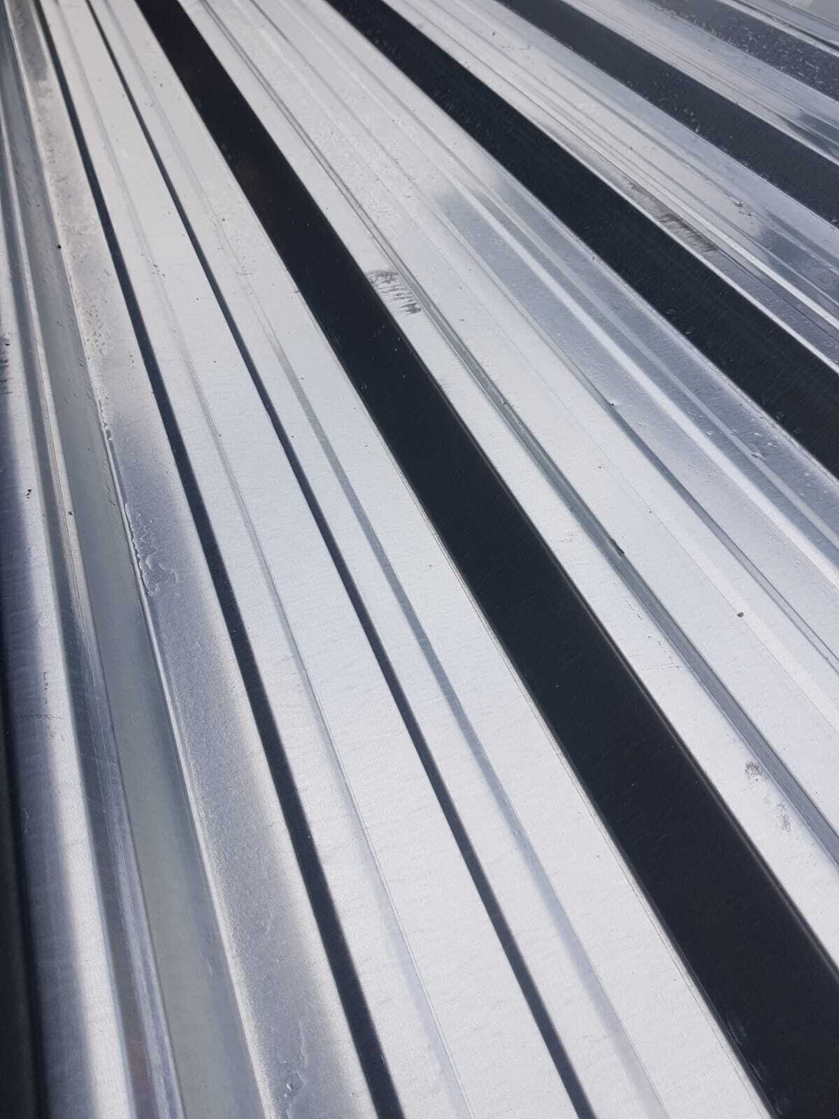 Galvanised Steel Box Profile Roof Sheets Packs of 25 x 8ft (2.44m ...