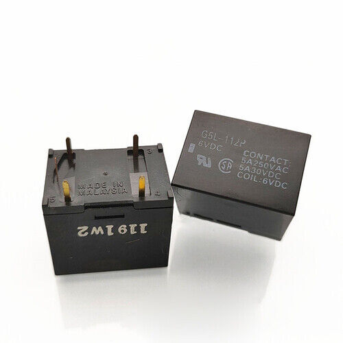 2Pcs G5L-112P 6VDC Power Relay 5Pins 5A 250VAC #sumaik11 | eBay