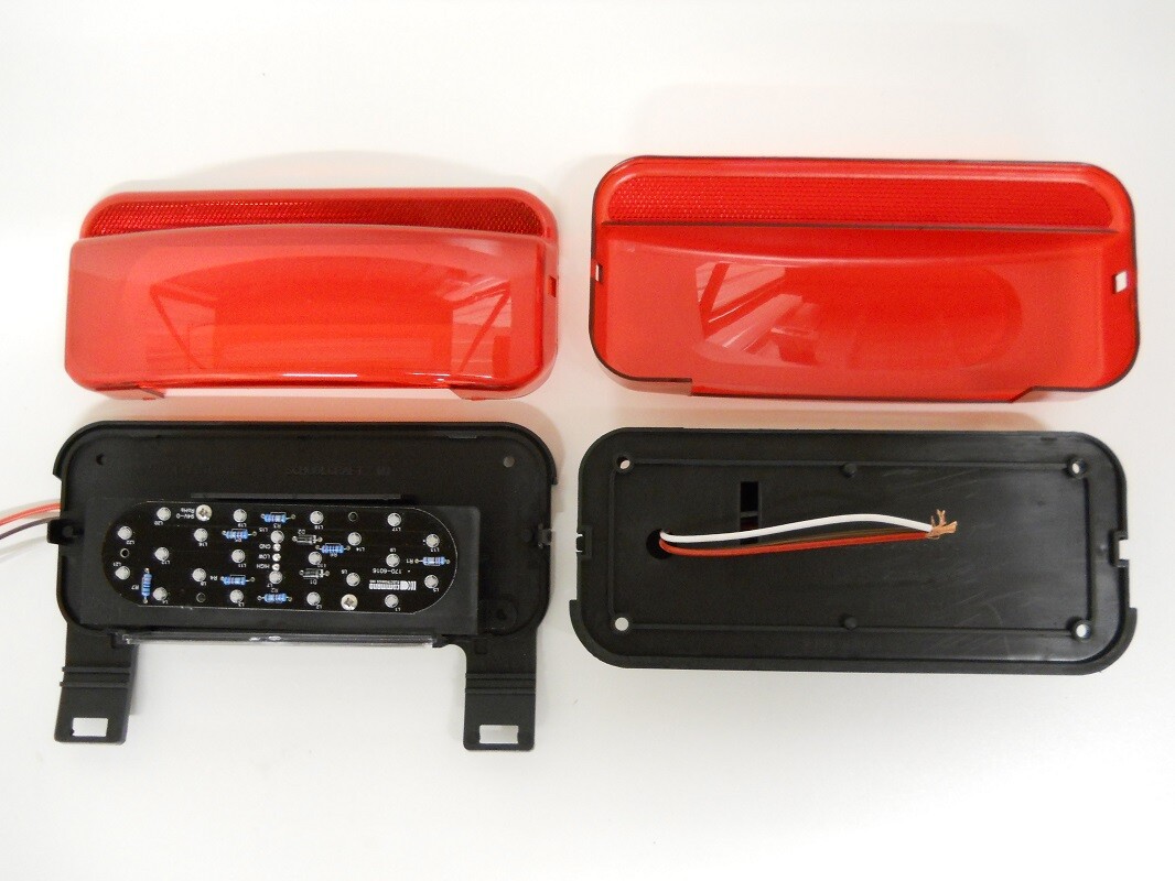 LED RV Camper Trailer Stop Turn Brake Tail Lights / License Light ...