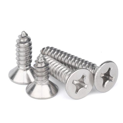 M4 M5 M6 M8 Countersunk Self Tapping Screws Tappers - A2 304 Stainless ...