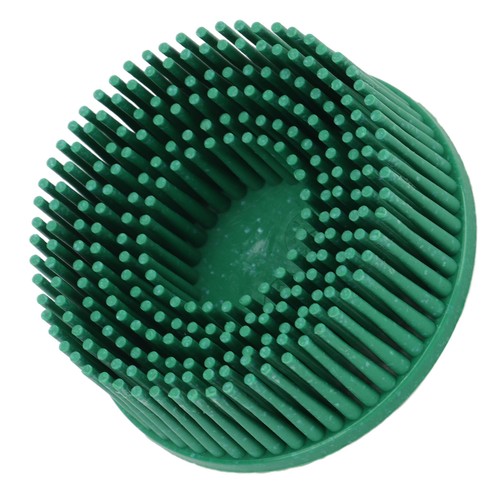・Green 2" Bristle Disc Grit Abrasive Bristle Shank Attachment Disc for ...