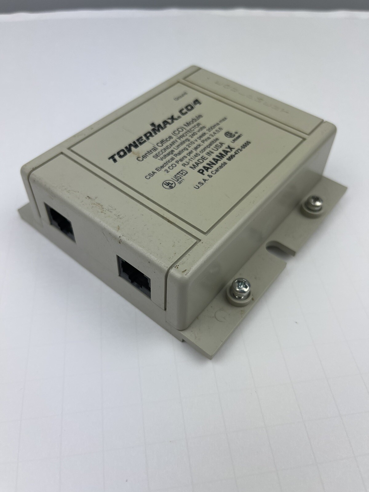 TowerMax CO/4 Central Office Module Sec. Telecom Surge Protector | eBay