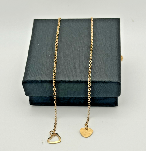 Hearth Gold Color Fashion Jewelry with Gift Box Women Necklace Chain ...
