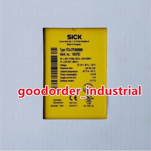 Sick FX3-CPU000000 V1 Safety relay New In Box FX3-CPU000000 V1 | eBay
