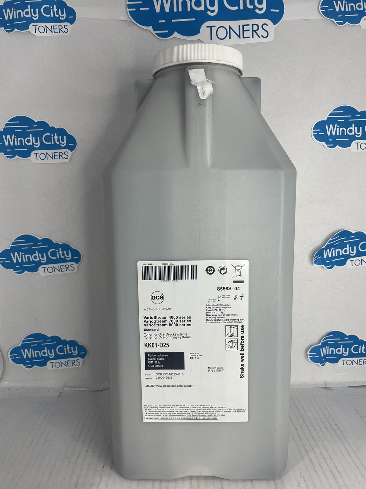 OCE KK01-D25 Toner Cartridge 4 kg for OCE VarioStream 4000 / 7000 ...