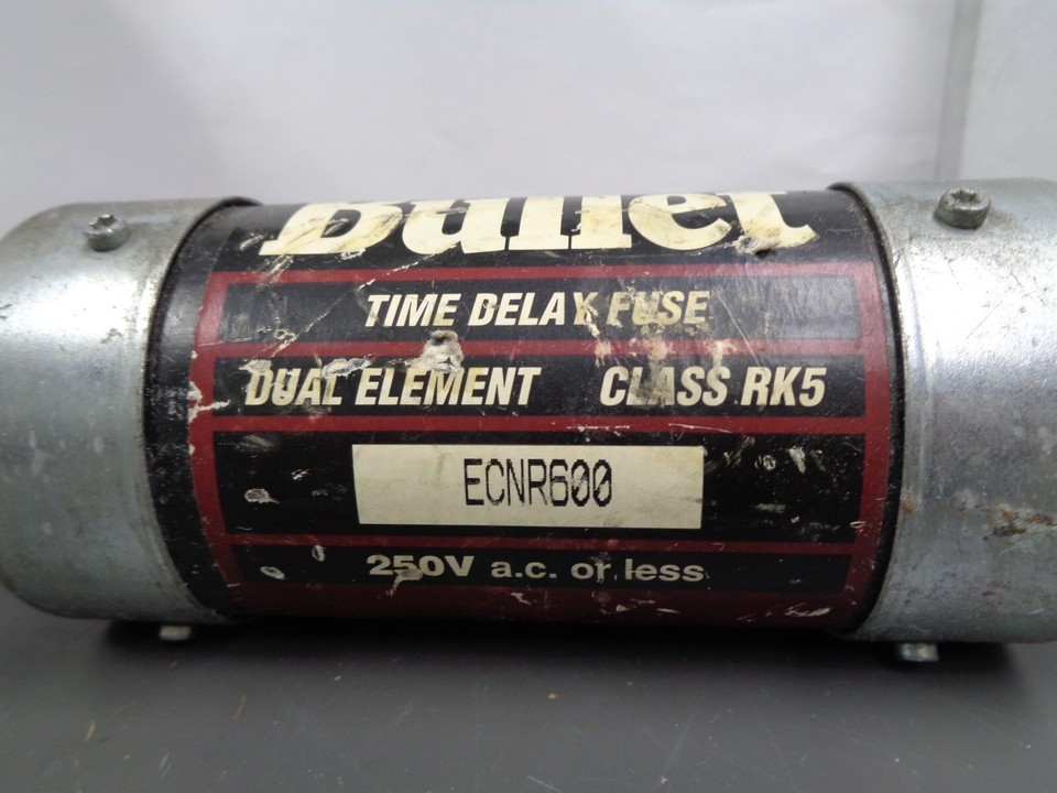 Nice Bullet ECNR 600 Amp Fuse FRN R 600 Class RK5 250V | eBay
