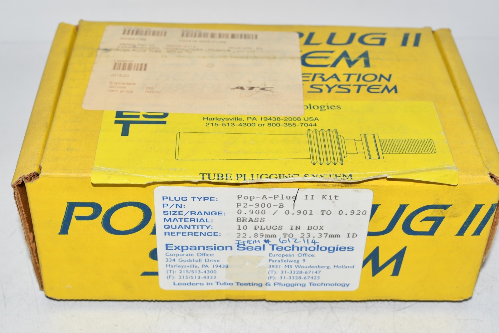 Pack of 10 NEW Pop-A-Plug II P2-900-B KIT EST Curtiss Wright Heat ...