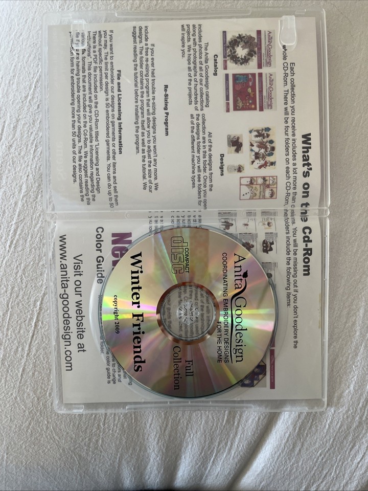 Anita Goodesign Winter Friends Tile Scene Full Collection CD | eBay