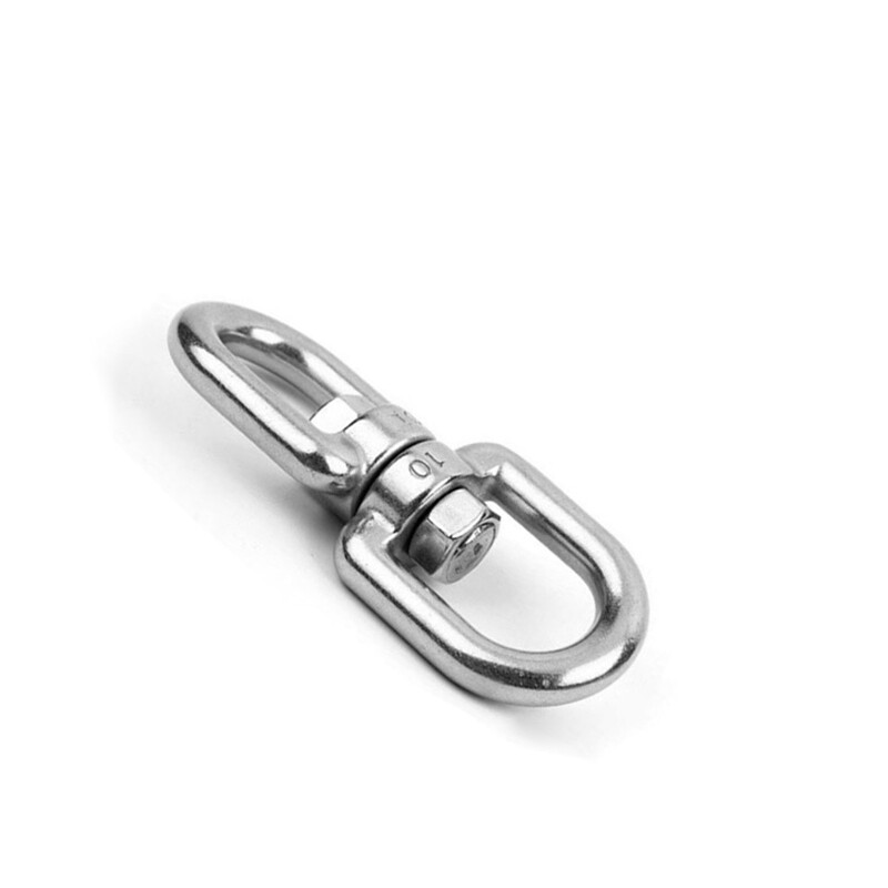 M3 M4 M5 M6 M8 M10-M28 Anti Tangle Stainless Steel Swivel Eye Hook Loop ...