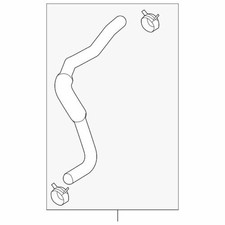 Genuine Kia Lower Hose 25415-S9500 for sale online | eBay