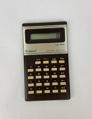 Vintage Technico Electronic Pocket Calculator LC-623 Working w/ Fresh ...
