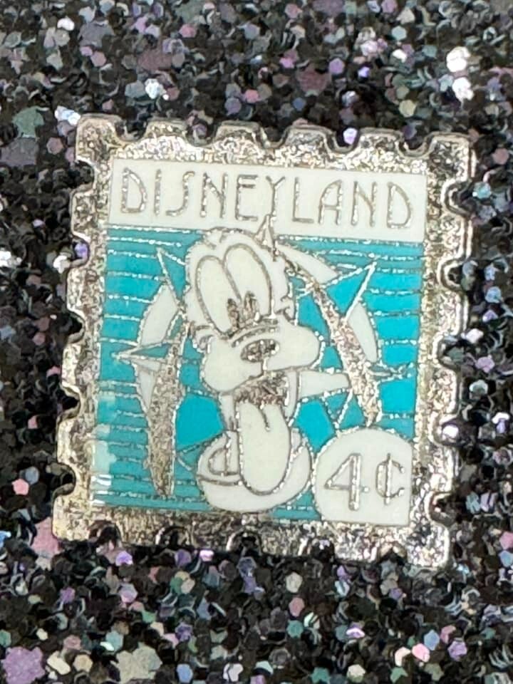 Disney TRADING PINS - Pluto Disney Stamp 4c Postage Stamp - DISNEYLAND ...