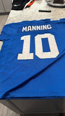 eli manning authentic football jersey. Size 50. Reebok. 3 star Captain ...