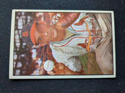 1953 Bowman Color Baseball Card # 53 Del Rice - St. Louis Cardinals (VG ...