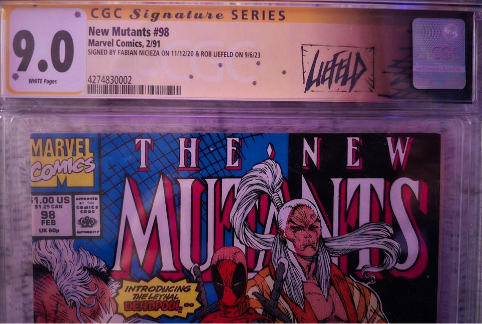 The New Mutants (Vol. 1) 98! SS CGC 9.0! Signed by Rob Liefeld & Fabian Nicieza! | eBay