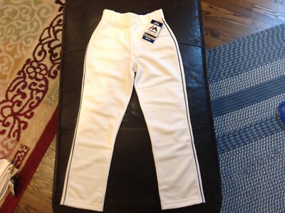 NWT Majestic Authentic MLB Baseball Pants White with Black Piping SZ ...