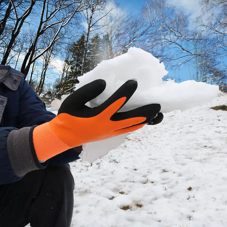 THERMAL INSULATED WINTER WARM WATERPROOF WORK GLOVES FREEZER COLD ...
