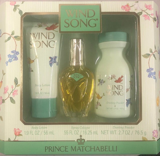 1 Wind Song Prince Matchabelli Body Lotion Spray Cologne Dusting Powder ...