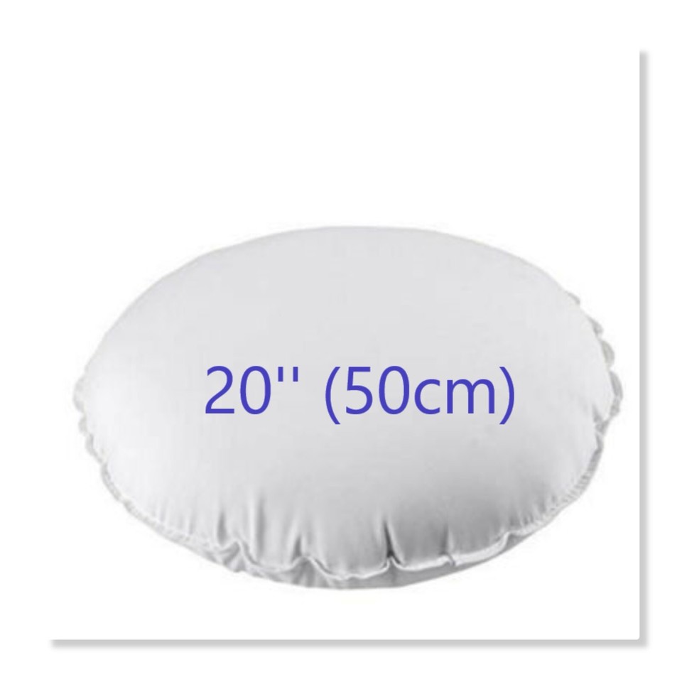 Round Hollowfibre Cushion Inserts – Soft Circle Pillow Pads 16" 18" 20 ...