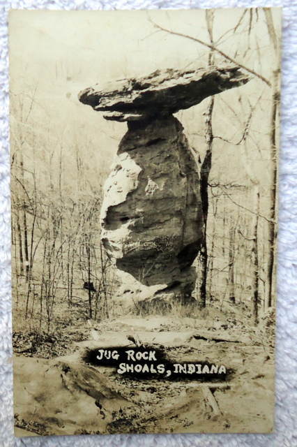RPPC POSTCARD JUG ROCK SHOALS INDIANA #6 | eBay